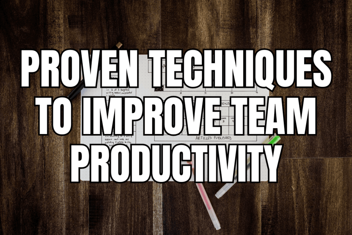 16 Proven Techniques To Improve Team Productivity