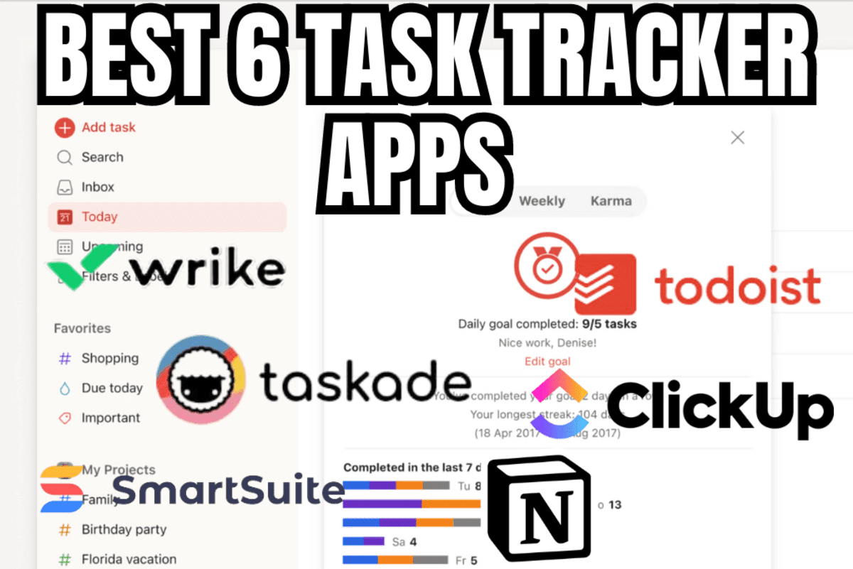 Best 6 Task Tracker Apps For 2025